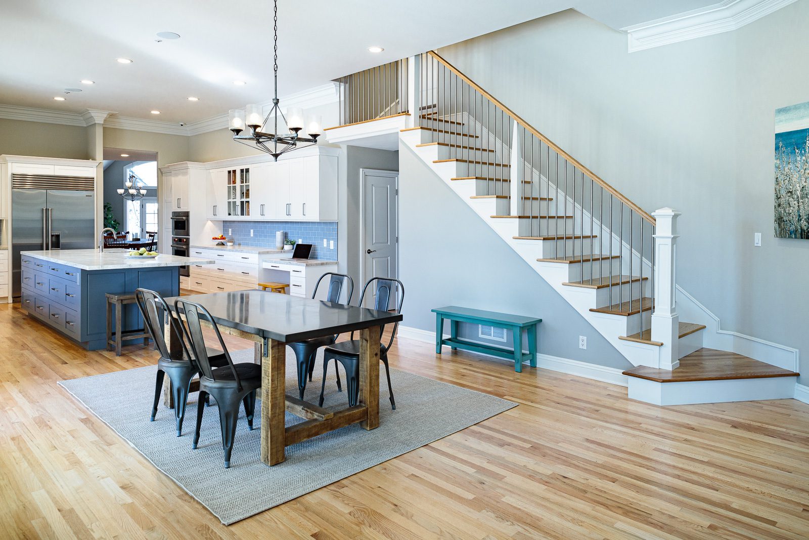 Beautiful, Large Pleasanton, CA Open Plan Kitchen - MSK Design Build