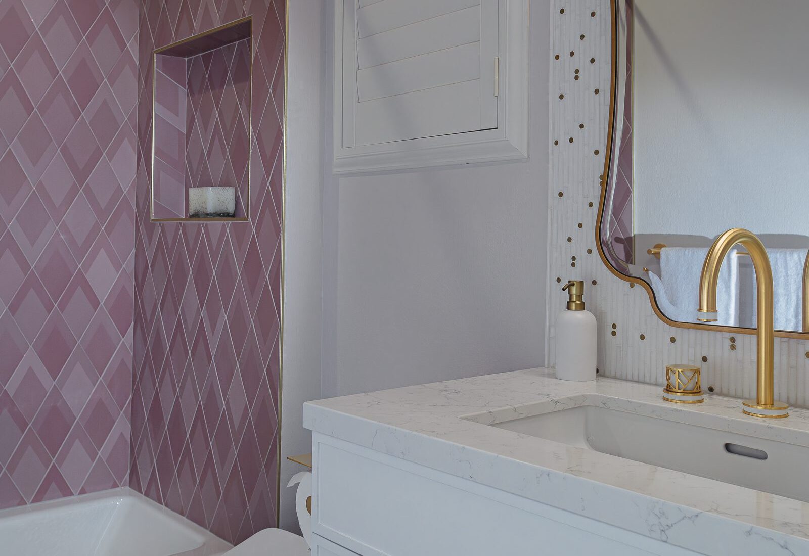 Pretty In Pink Girls Bathroom Remodel - MSK Design Build